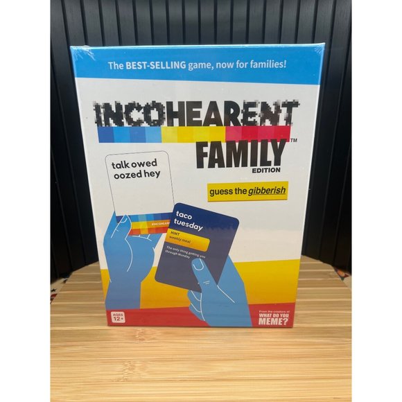 unknown | Toys | Nib Incohearent Family Gamethe Party Game Where You ...